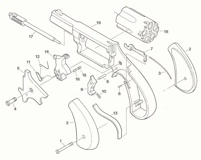 Parts & Exploded View – Long Rifle - Ammunition - Gun Safety
